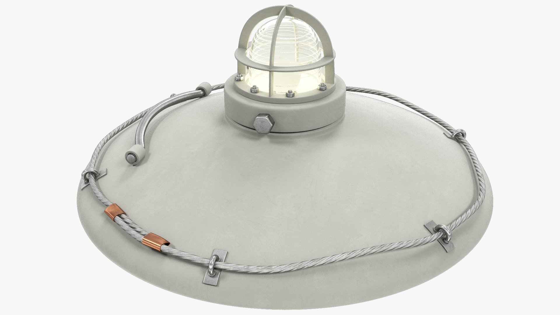 Ship Hatch With Flashing Light V1 3D Model - TurboSquid 2119474