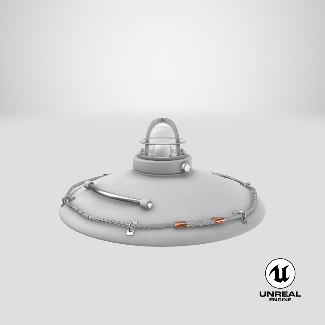 Ship Hatch With Flashing Light V1 3D Model - TurboSquid 2119474