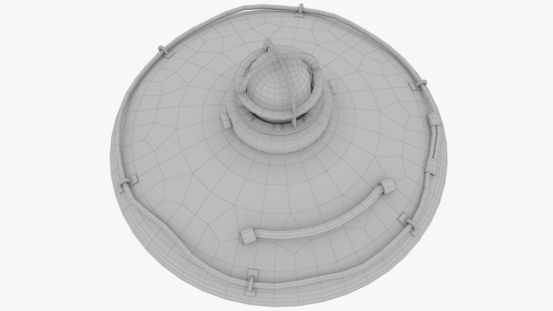 Ship Hatch With Flashing Light V1 3D Model - TurboSquid 2119474