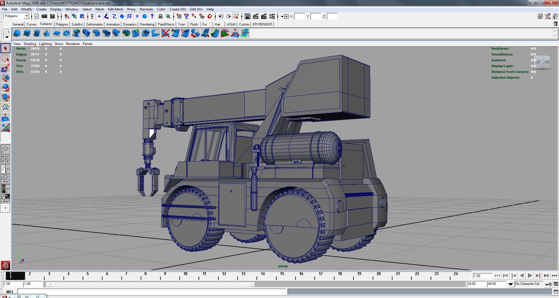 Crane Aliens 3d Obj