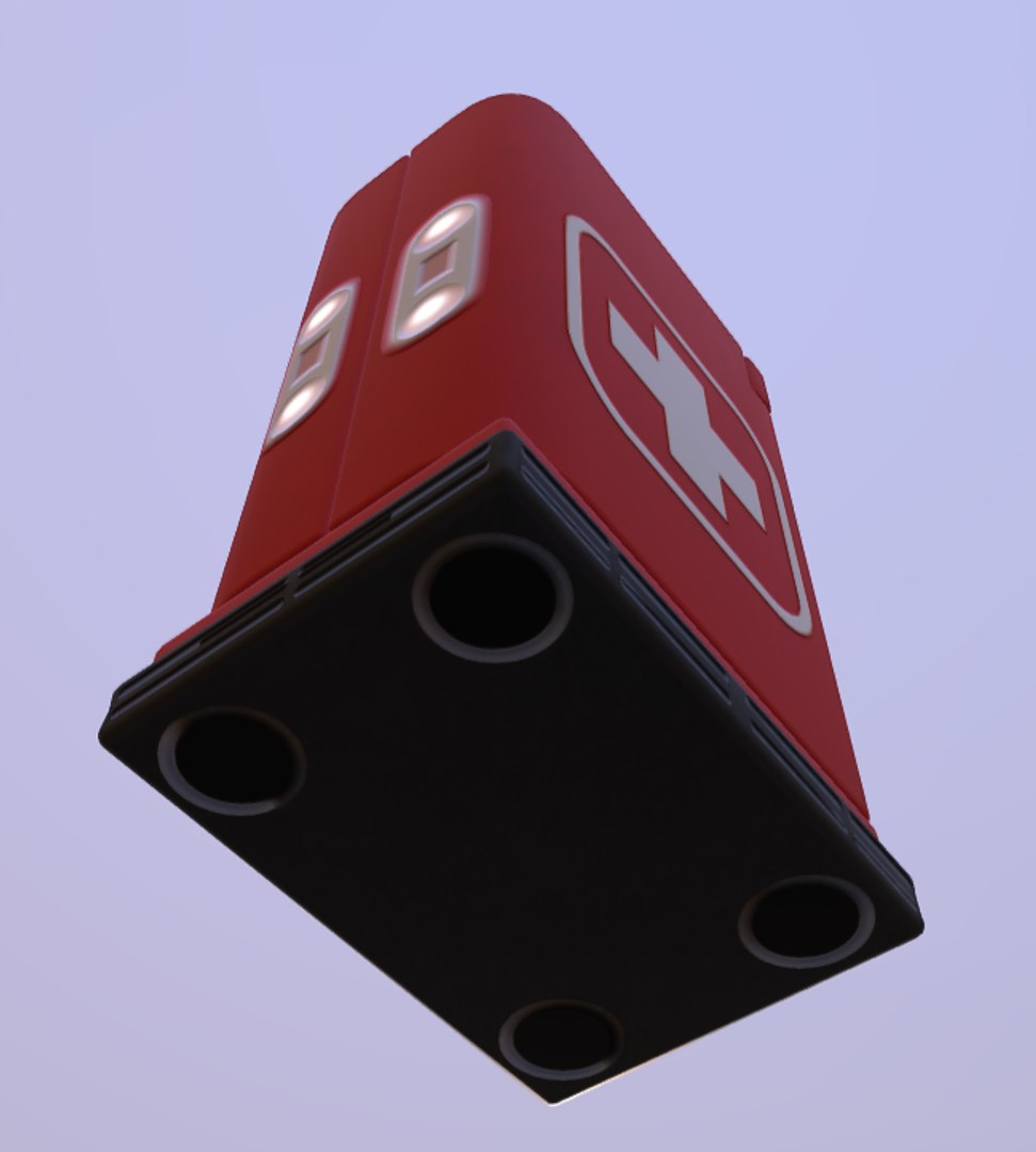 Medkit box crate 3D - TurboSquid 1450000