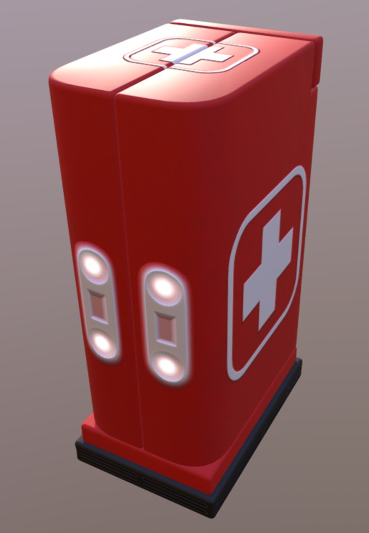 Medkit box crate 3D - TurboSquid 1450000