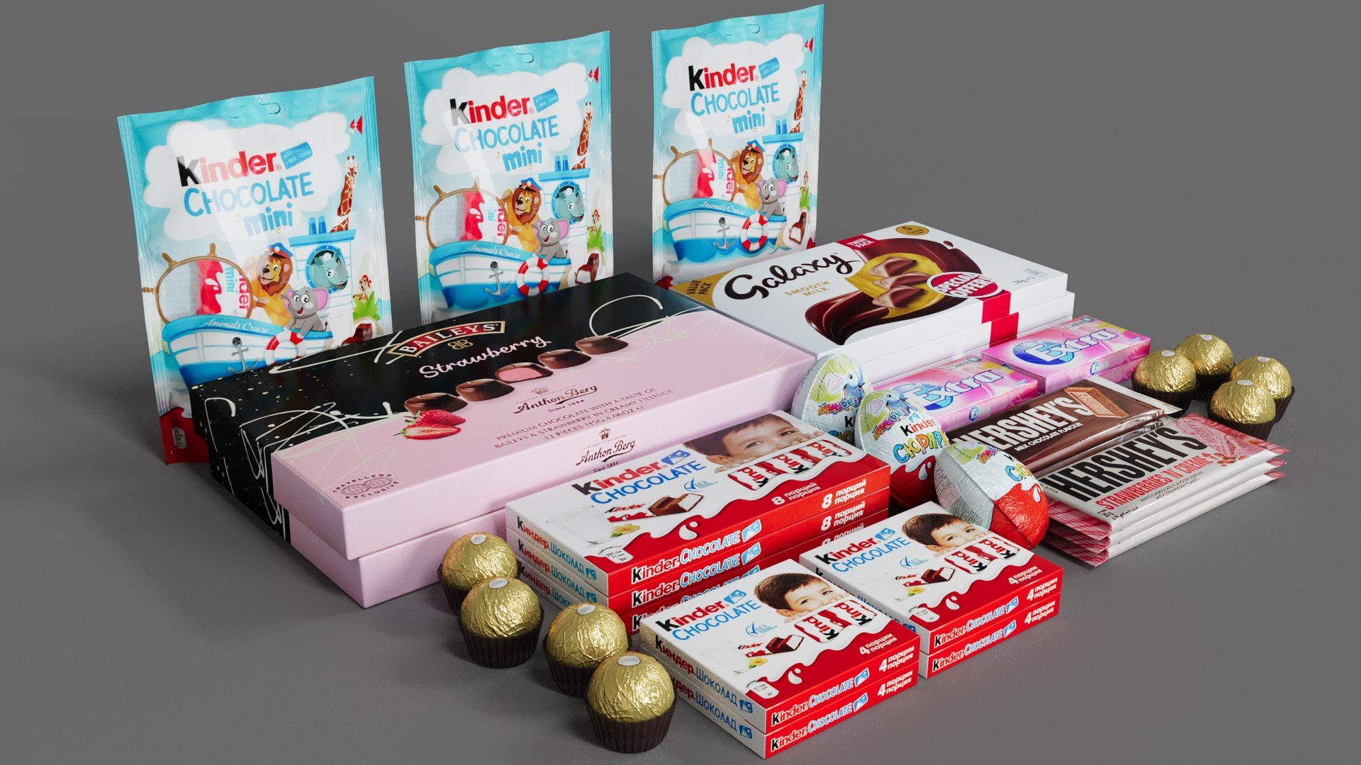 3D Sweet Set Model - TurboSquid 2109018