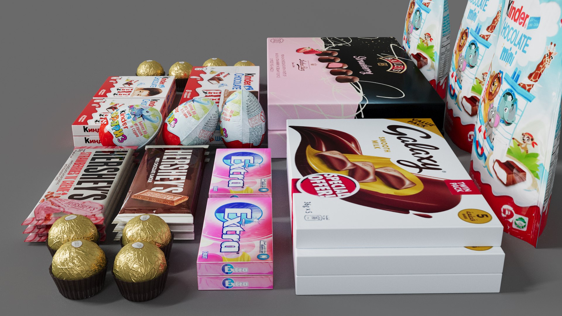 3D Sweet Set Model - TurboSquid 2109018