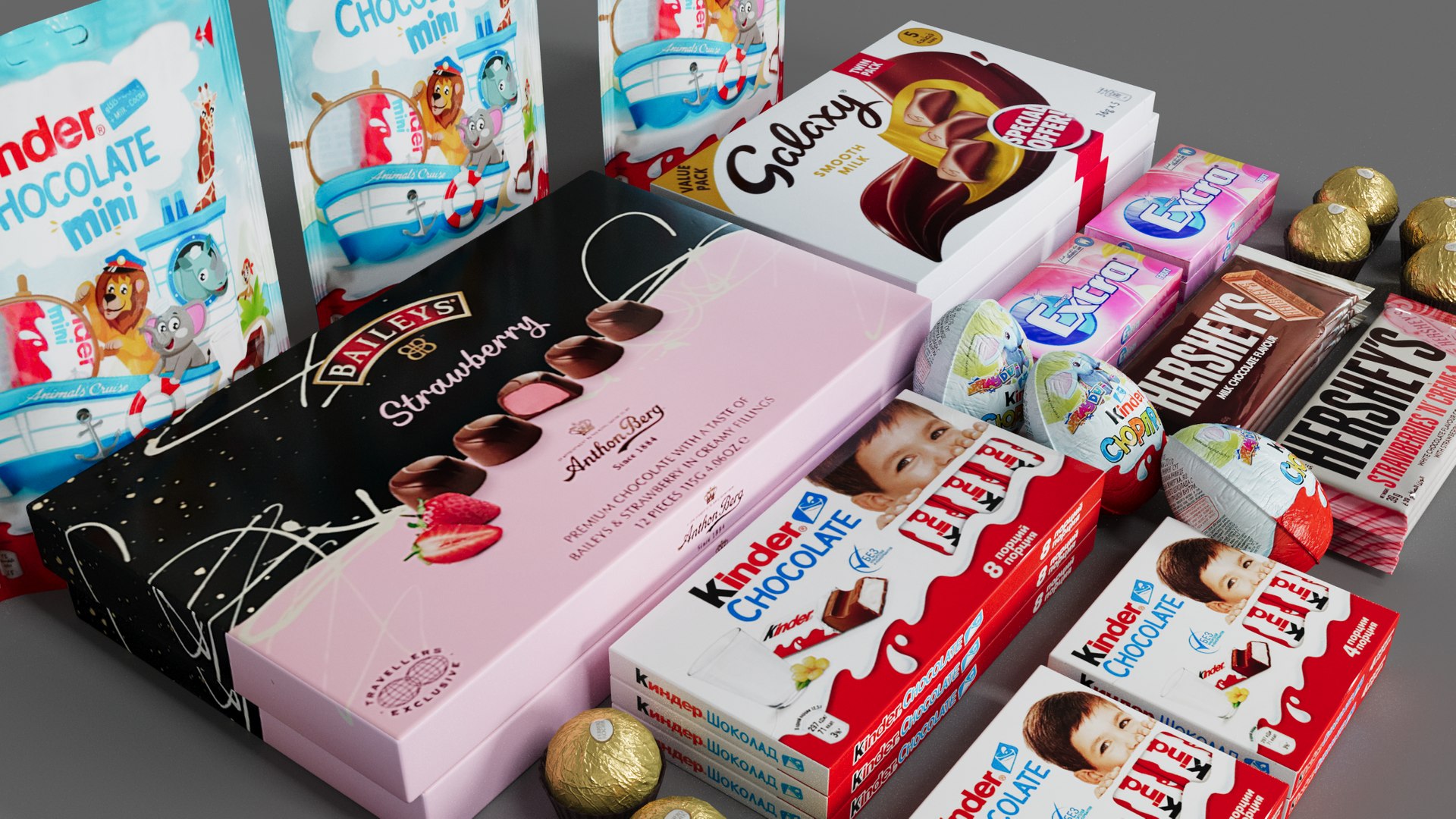 3D Sweet Set Model - TurboSquid 2109018