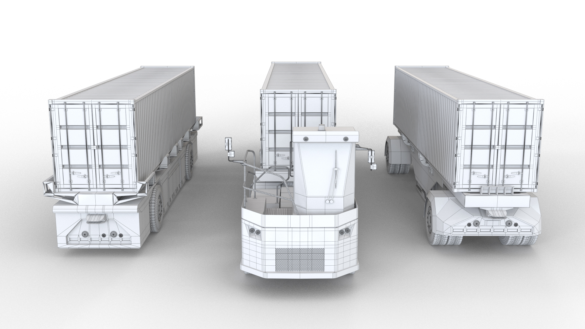 AGC Container Transport Set 3D - TurboSquid 1874124