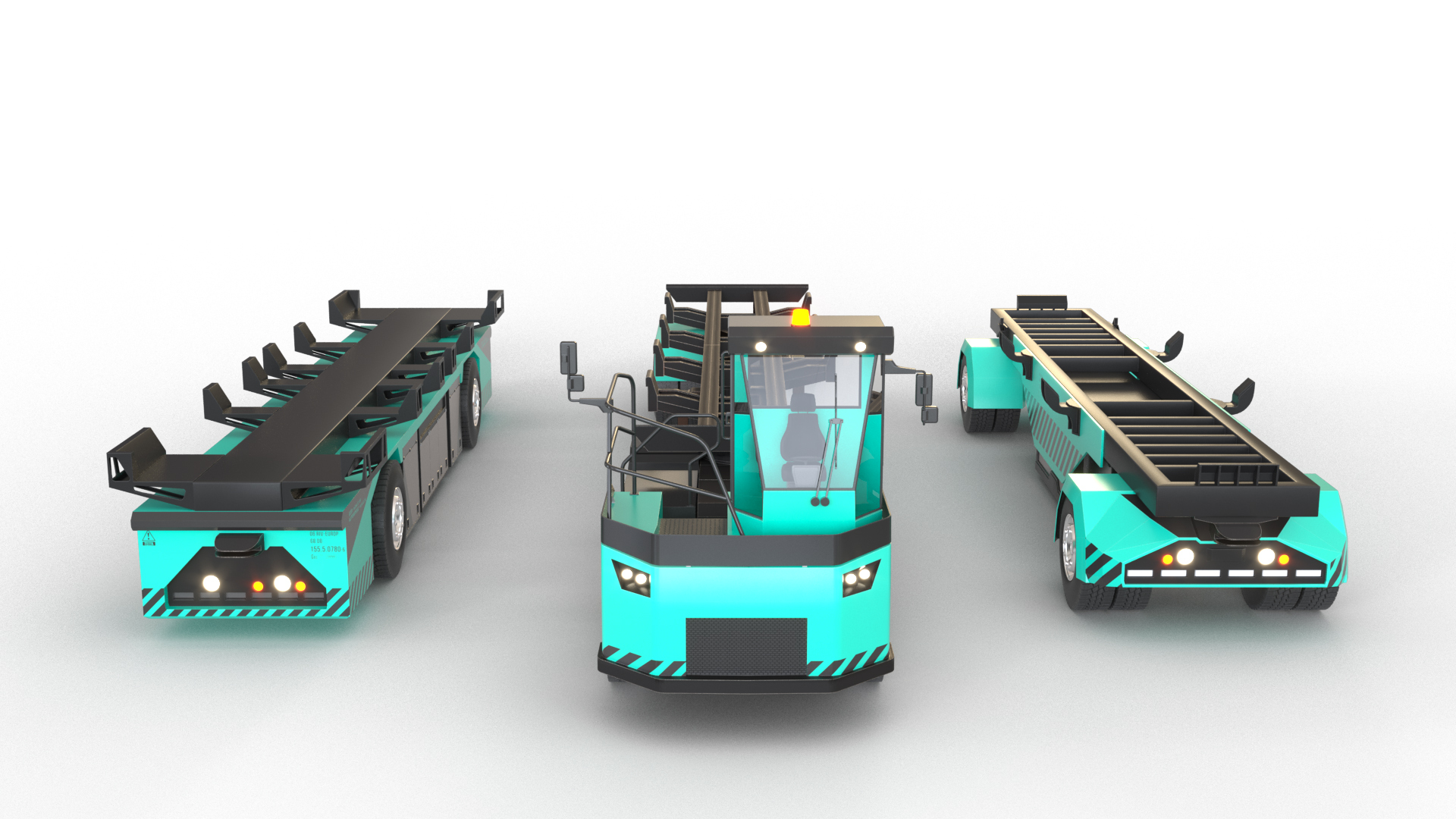 AGC Container Transport Set 3D - TurboSquid 1874124