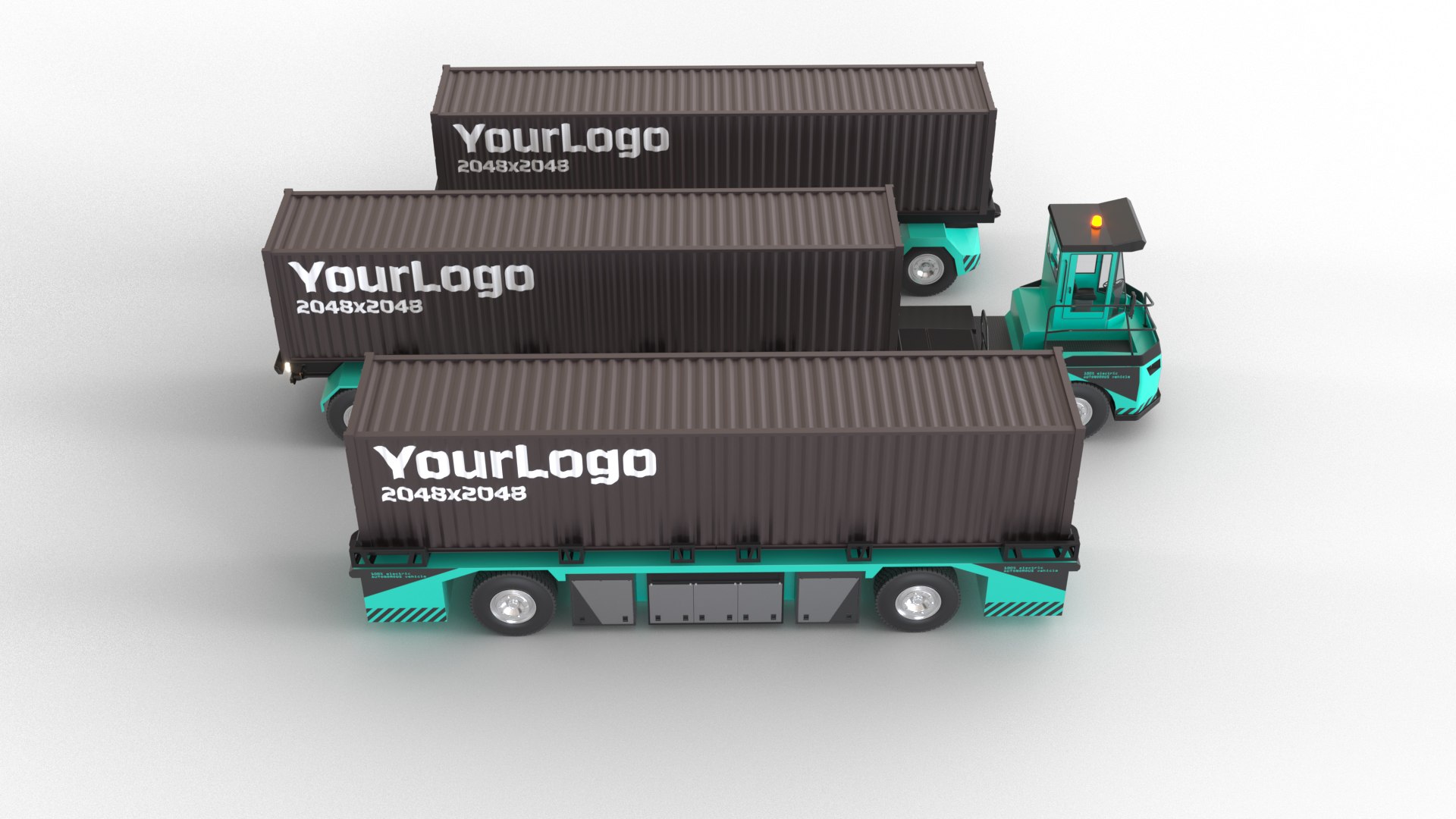 AGC container transport set 3D - TurboSquid 1874124