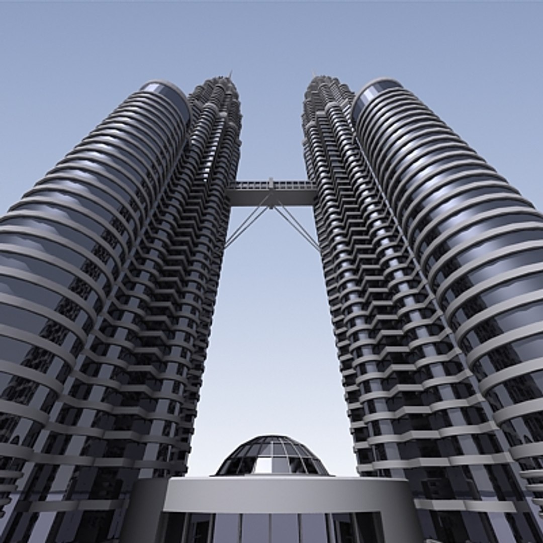 3d Petronas Skyscraper
