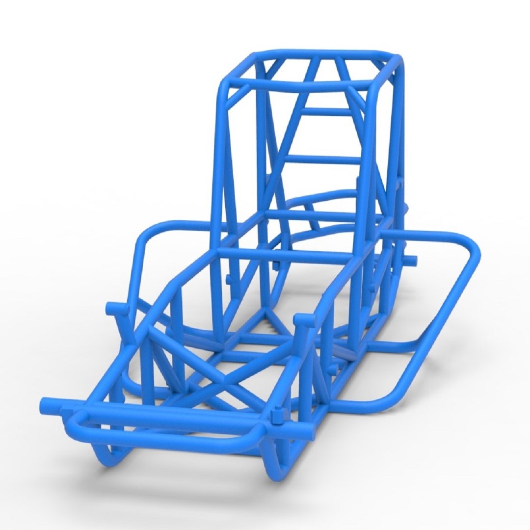 Diecast Frame For Vintage Sprint Car Scale 1 To 25 Model - TurboSquid ...