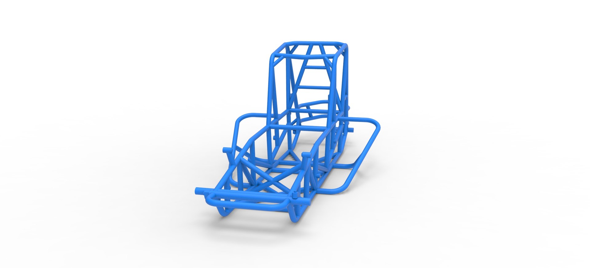 Diecast Frame For Vintage Sprint Car Scale 1 To 25 Model - TurboSquid ...