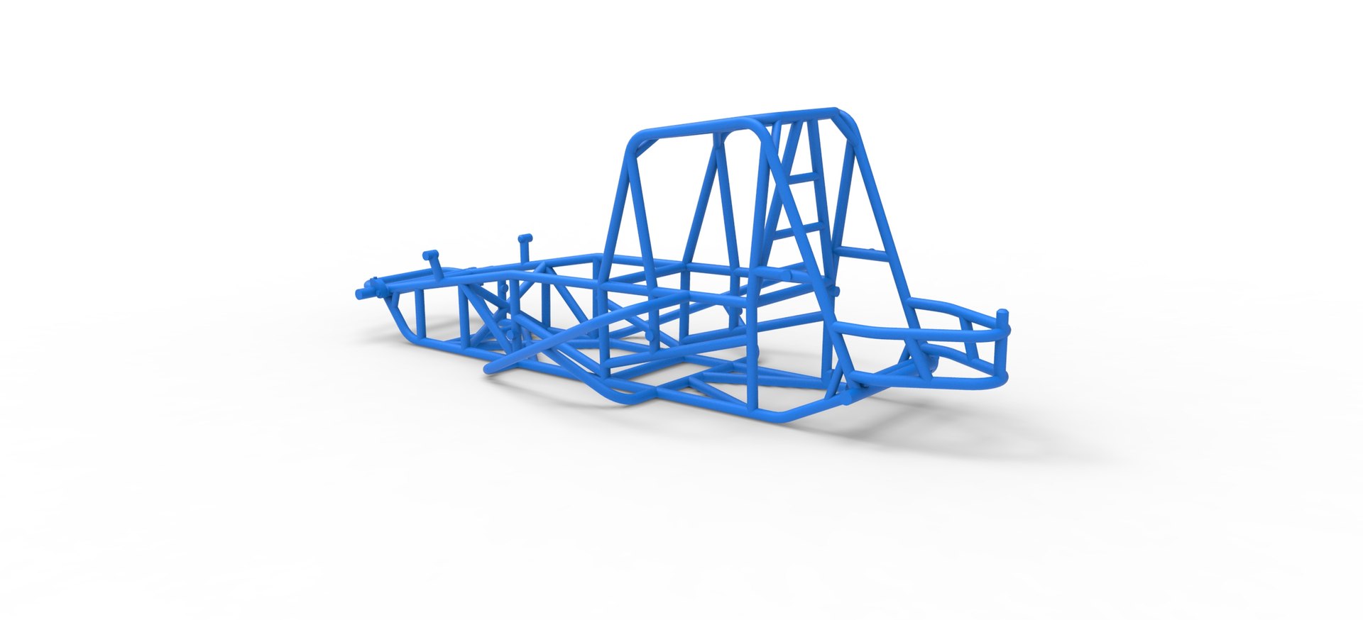 Diecast Frame For Vintage Sprint Car Scale 1 To 25 Model - TurboSquid ...
