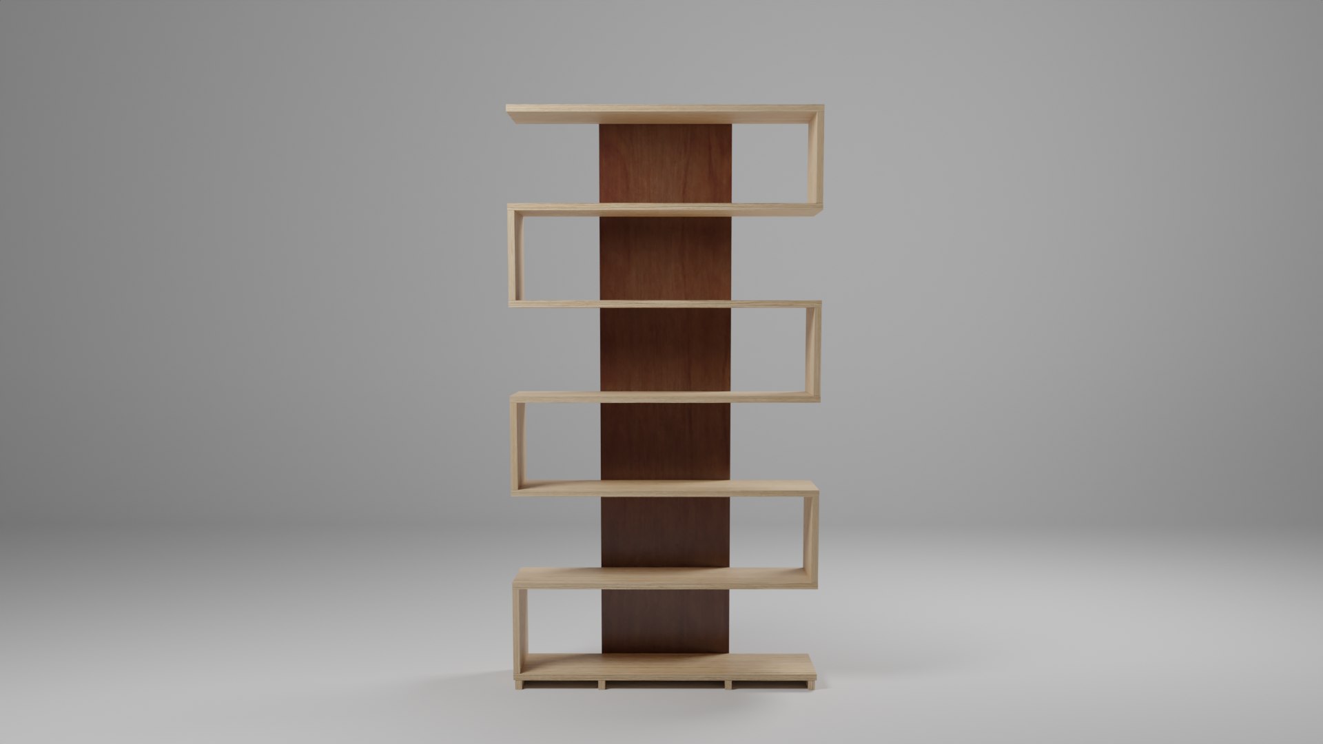 Bookshelf Minimalist 3D Model - TurboSquid 1610914