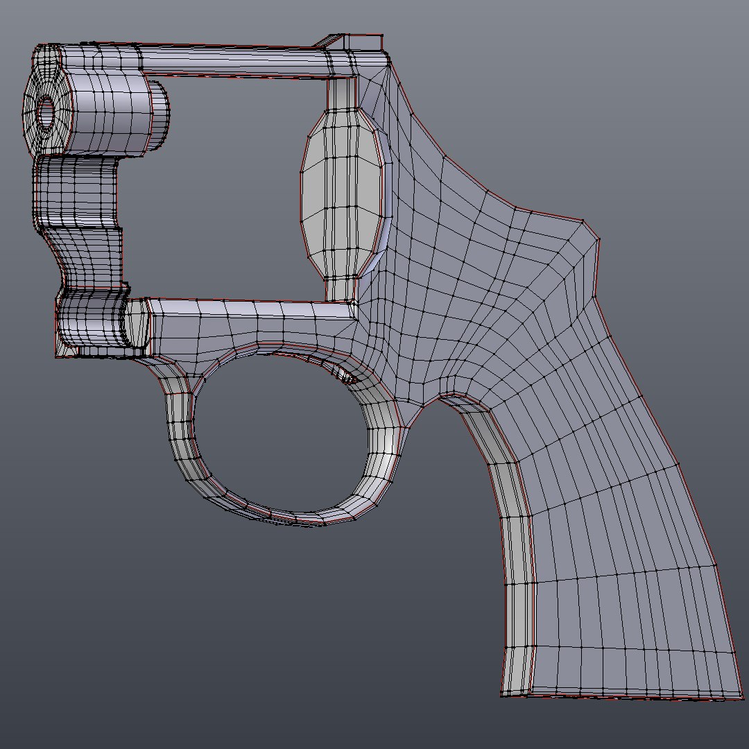 Revolver 3d Model