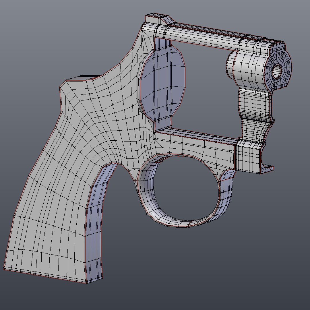 Revolver 3d Model