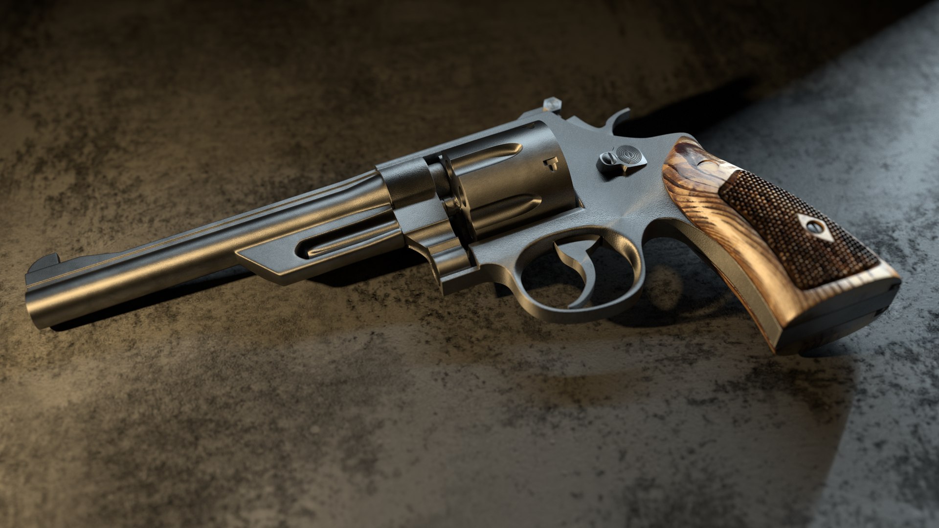 Revolver 3d Model