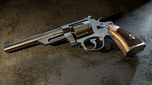 Download Free 3D Revolver Blender Models - TurboSquid