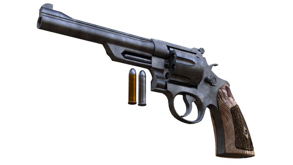 revolver 3d model