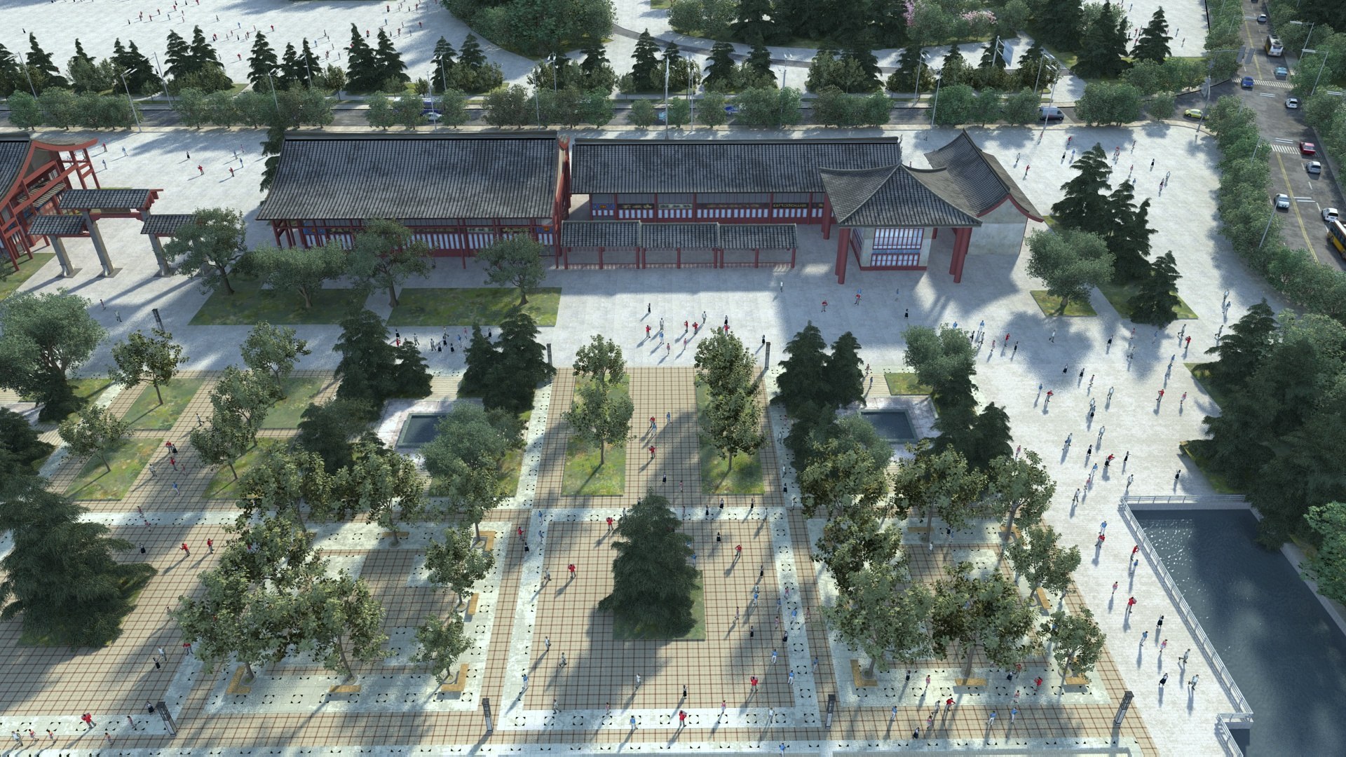 3D Chinese City Xian Model - TurboSquid 2196167