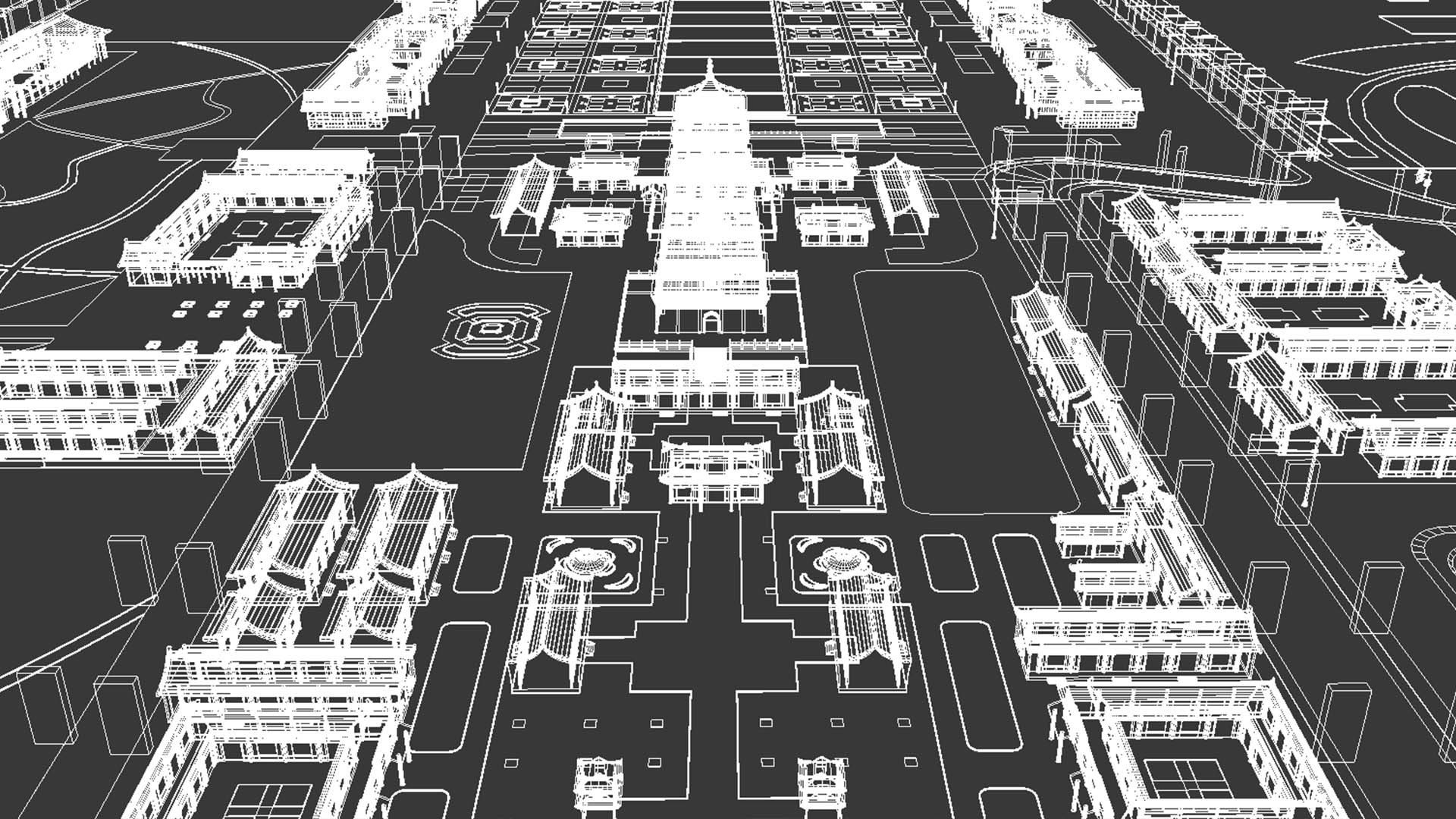 3D Chinese City Xian Model - TurboSquid 2196167