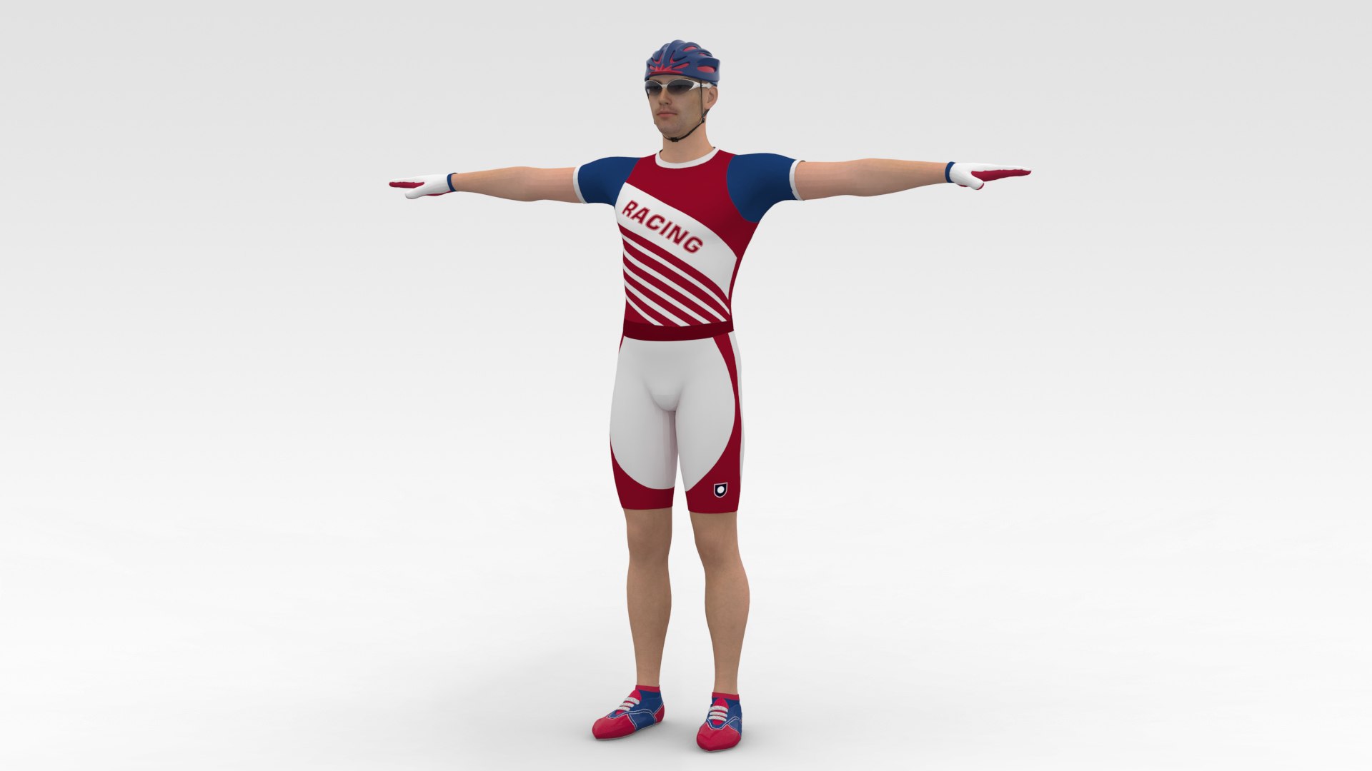 Cyclist 3D Model - TurboSquid 1836538