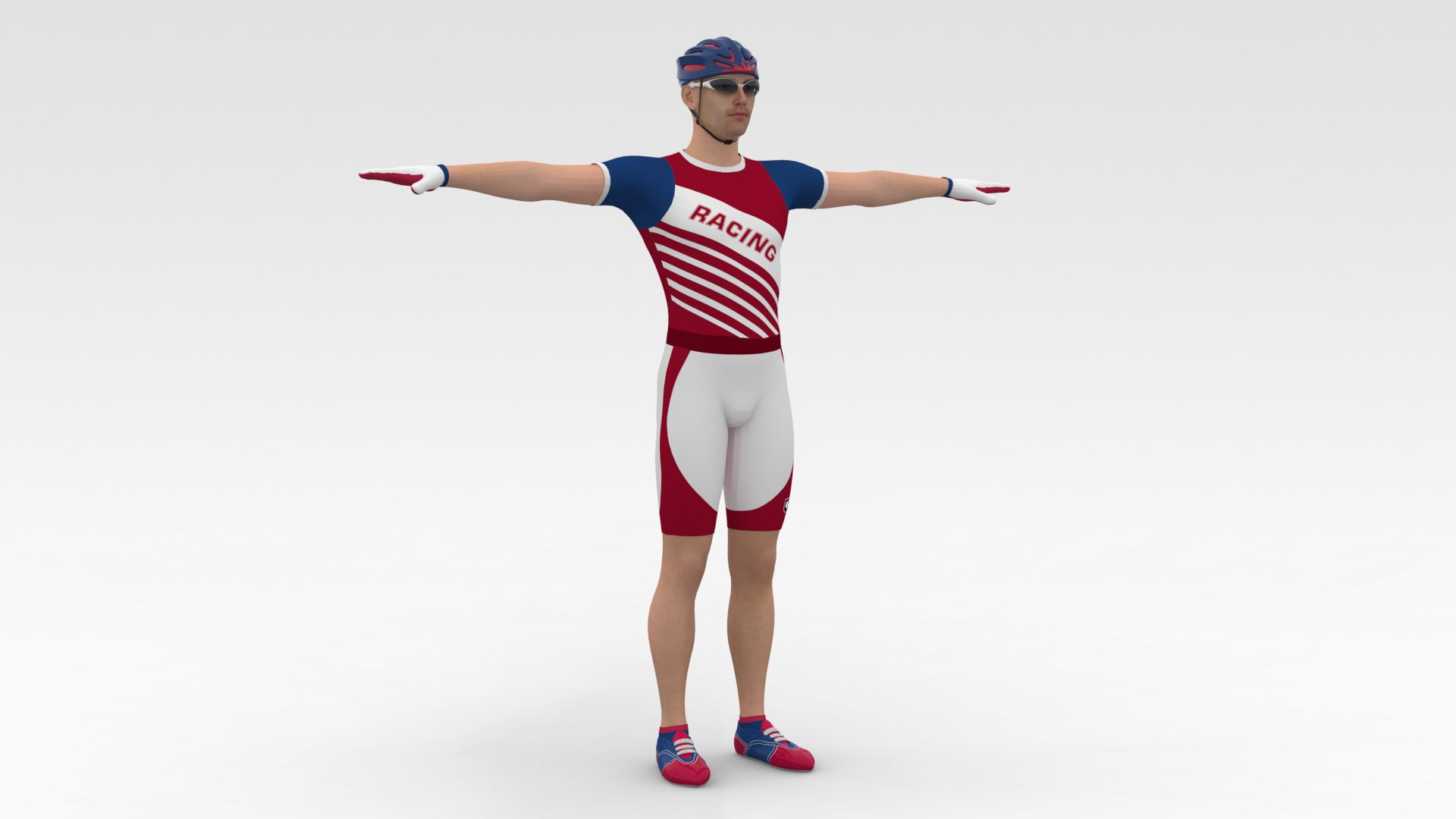 Cyclist 3D Model - TurboSquid 1836538