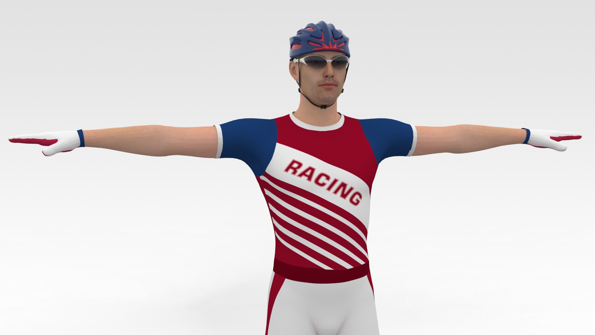 Cyclist 3D Model - TurboSquid 1836538