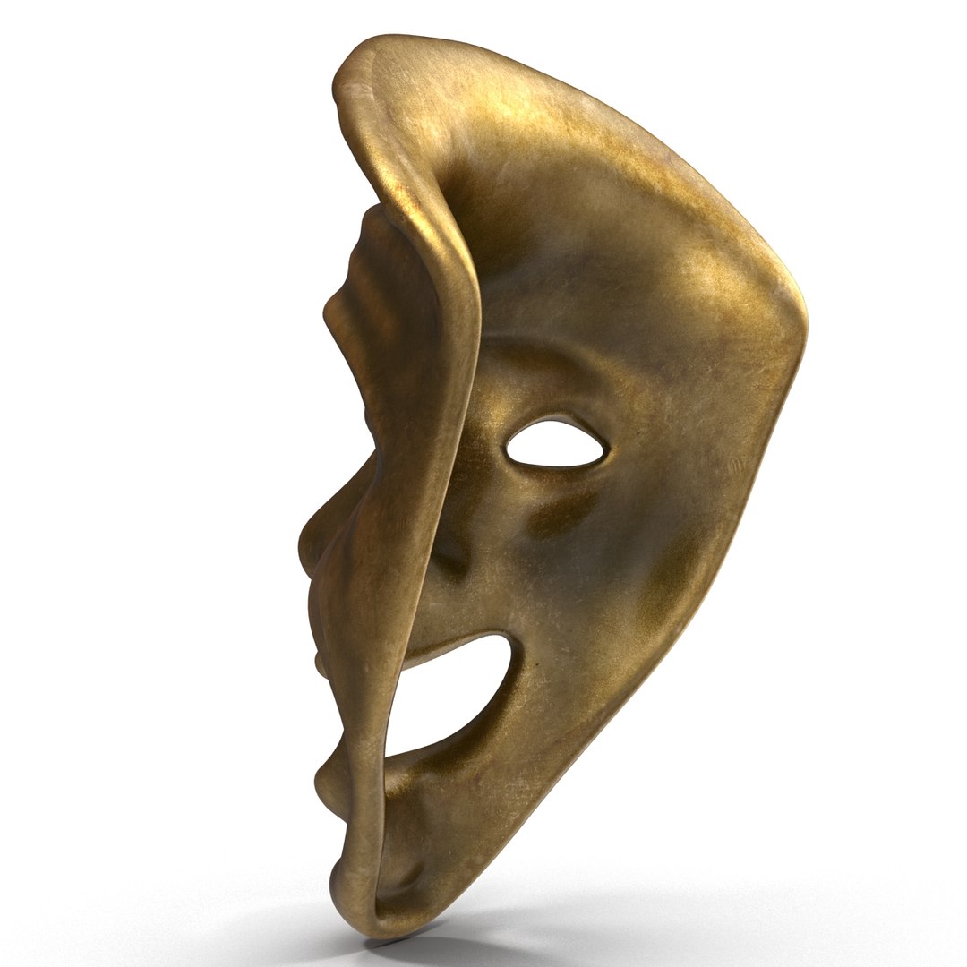 Theatre Comedy Mask 3d Max