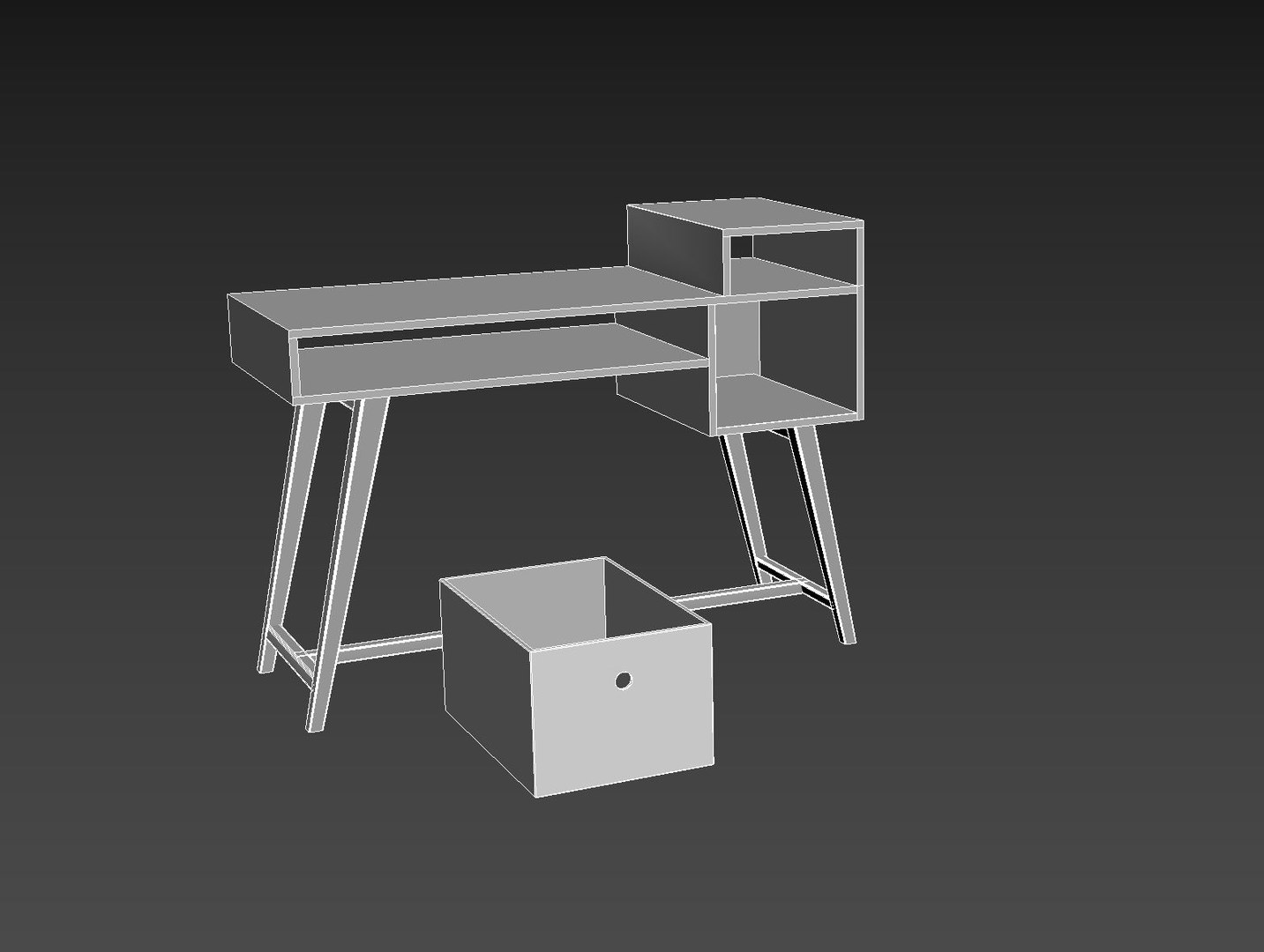 Desk Byron Model - TurboSquid 1619112