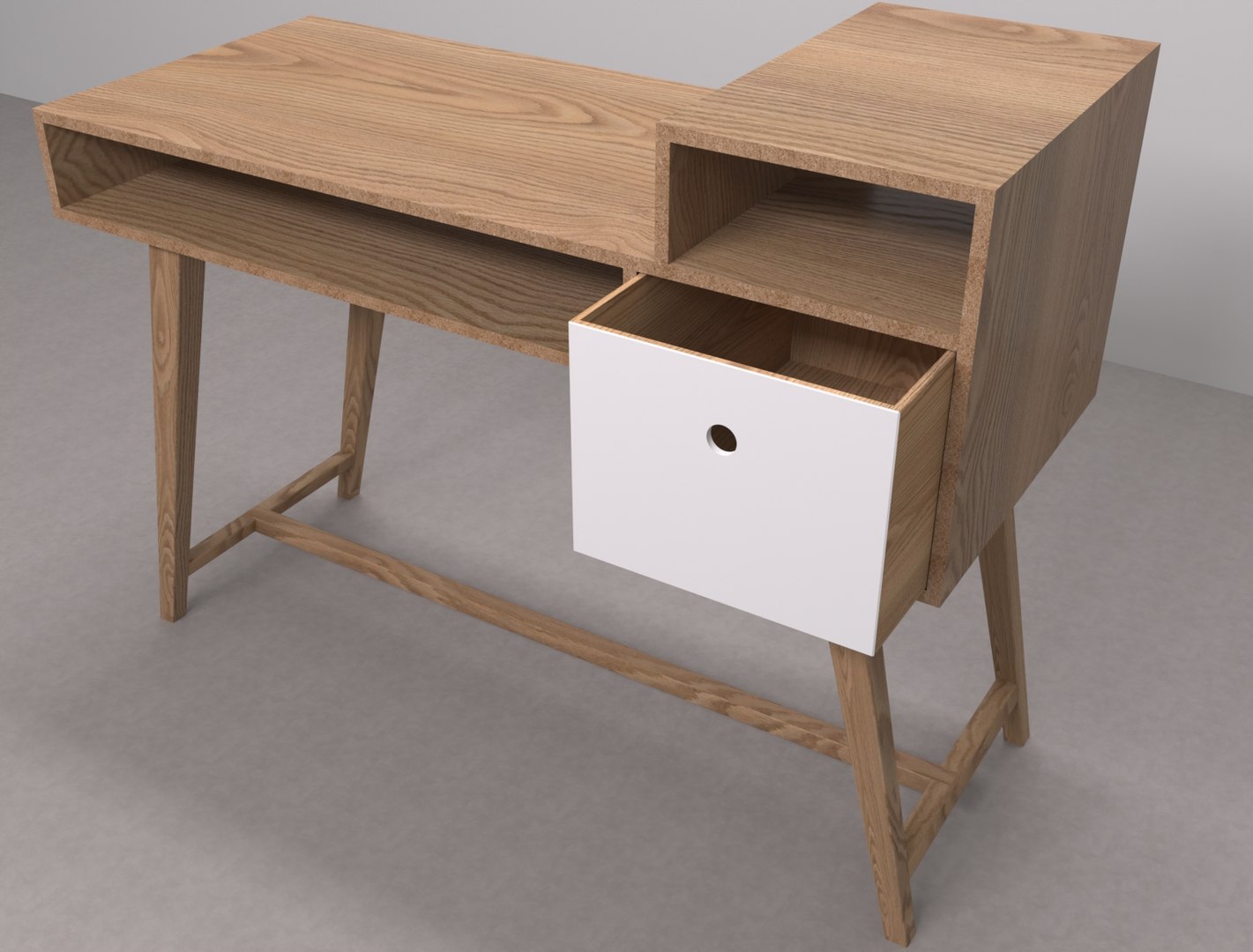 Desk Byron Model - TurboSquid 1619112