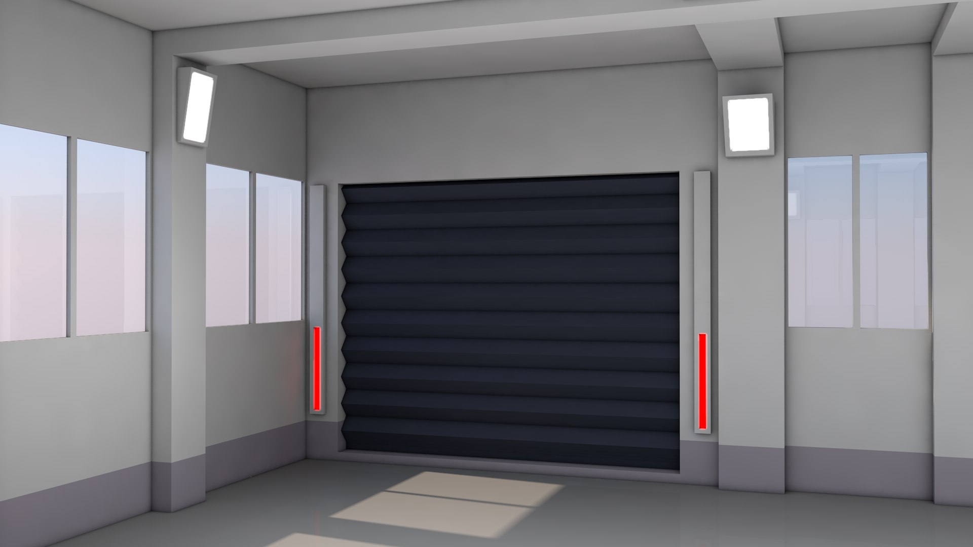 Sci Fi Warehouse 3D Model - TurboSquid 2201416