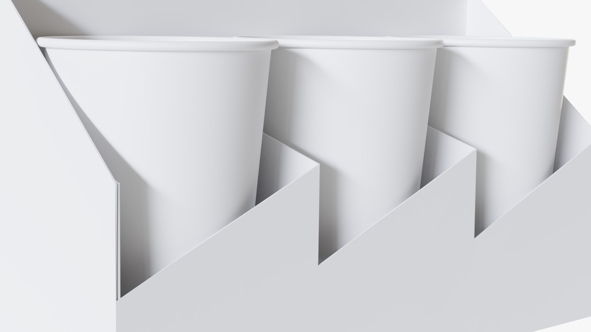 Coffee Cup Tray 3D Model - TurboSquid 1448176