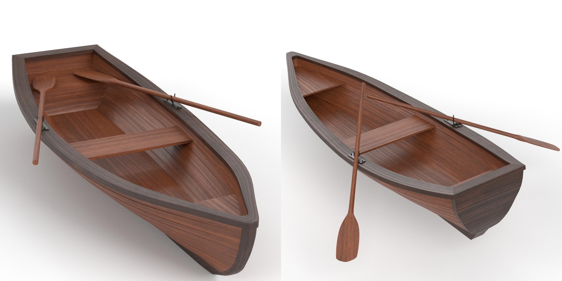 Rowing Boat 2 3D Model - TurboSquid 1921835