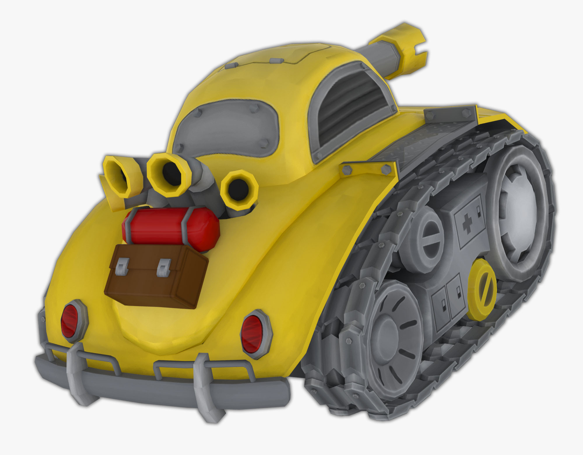 3D beetle tank stylized - TurboSquid 1662853