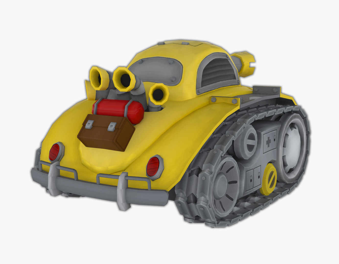 3D beetle tank stylized - TurboSquid 1662853