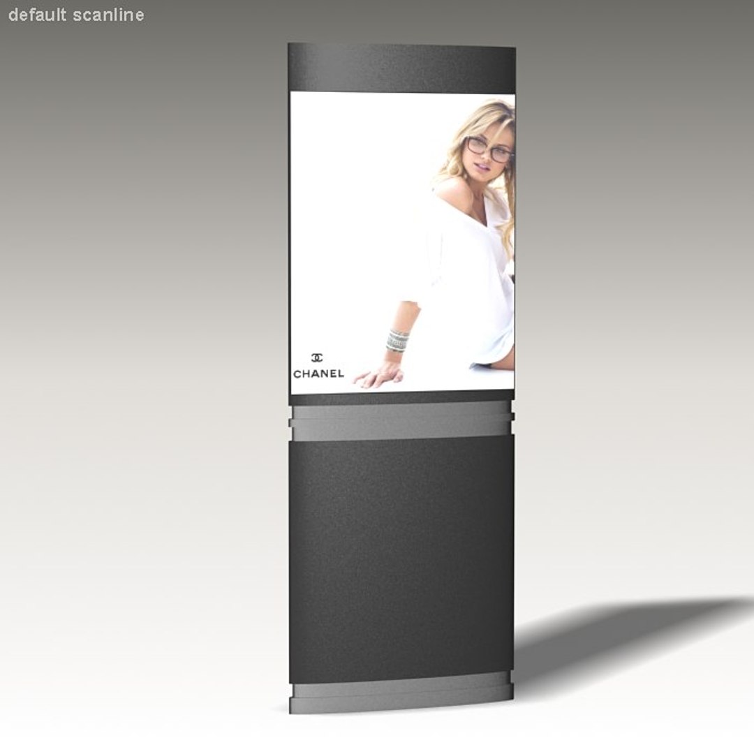 3d Model Advertising Panel