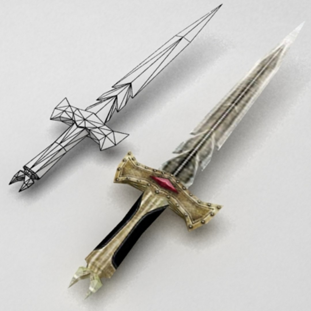 Daggers Fantasy 3d Model