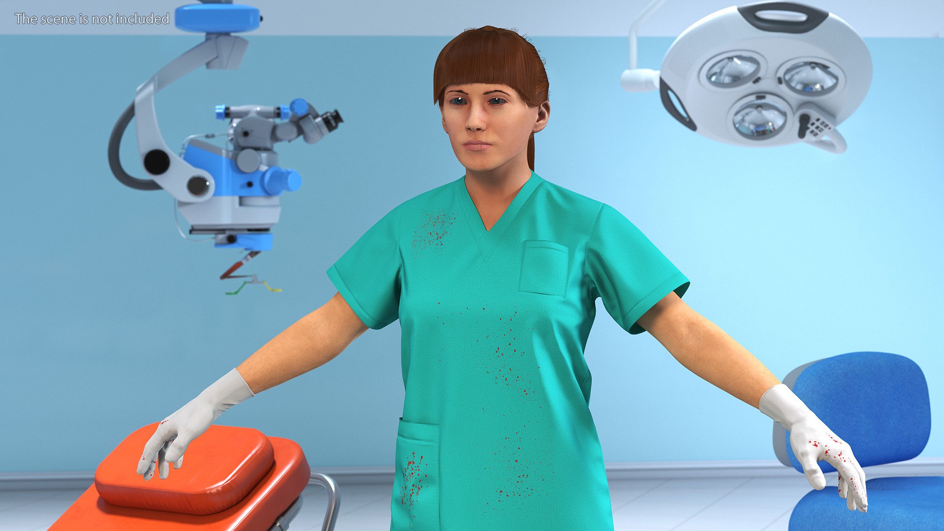 3D Model Female Nurse Character - TurboSquid 2182915