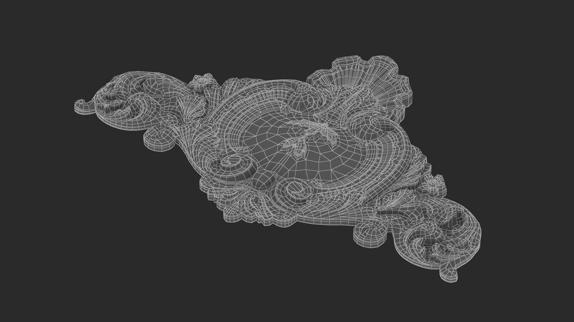 Cartouche Ornament 012 3D Model - TurboSquid 2053786