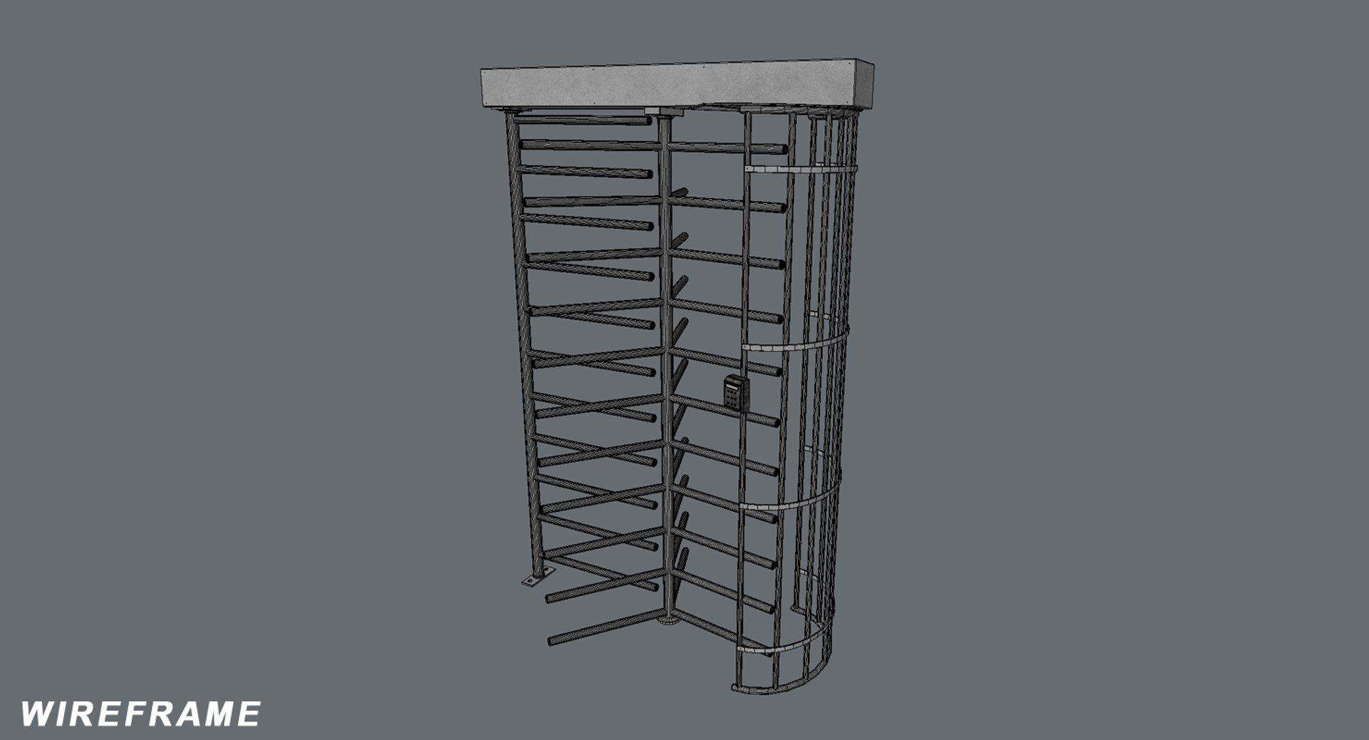 3D Inteligent Security Gates Pack Model - TurboSquid 1431388