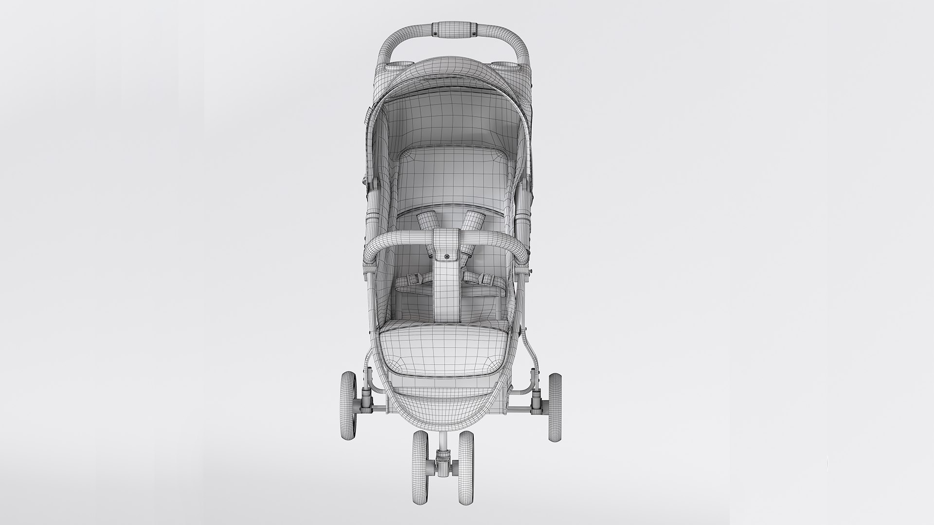 Baby Stroller 3D Model - TurboSquid 2343956