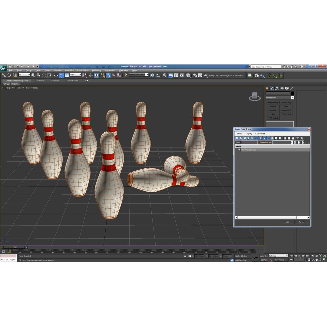 3d Model Bowling Pins