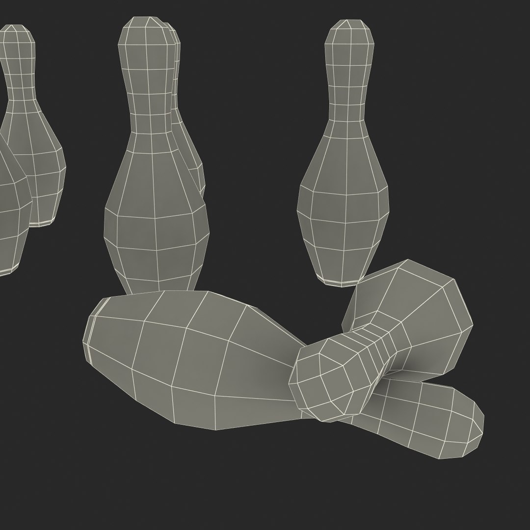 3d Model Bowling Pins