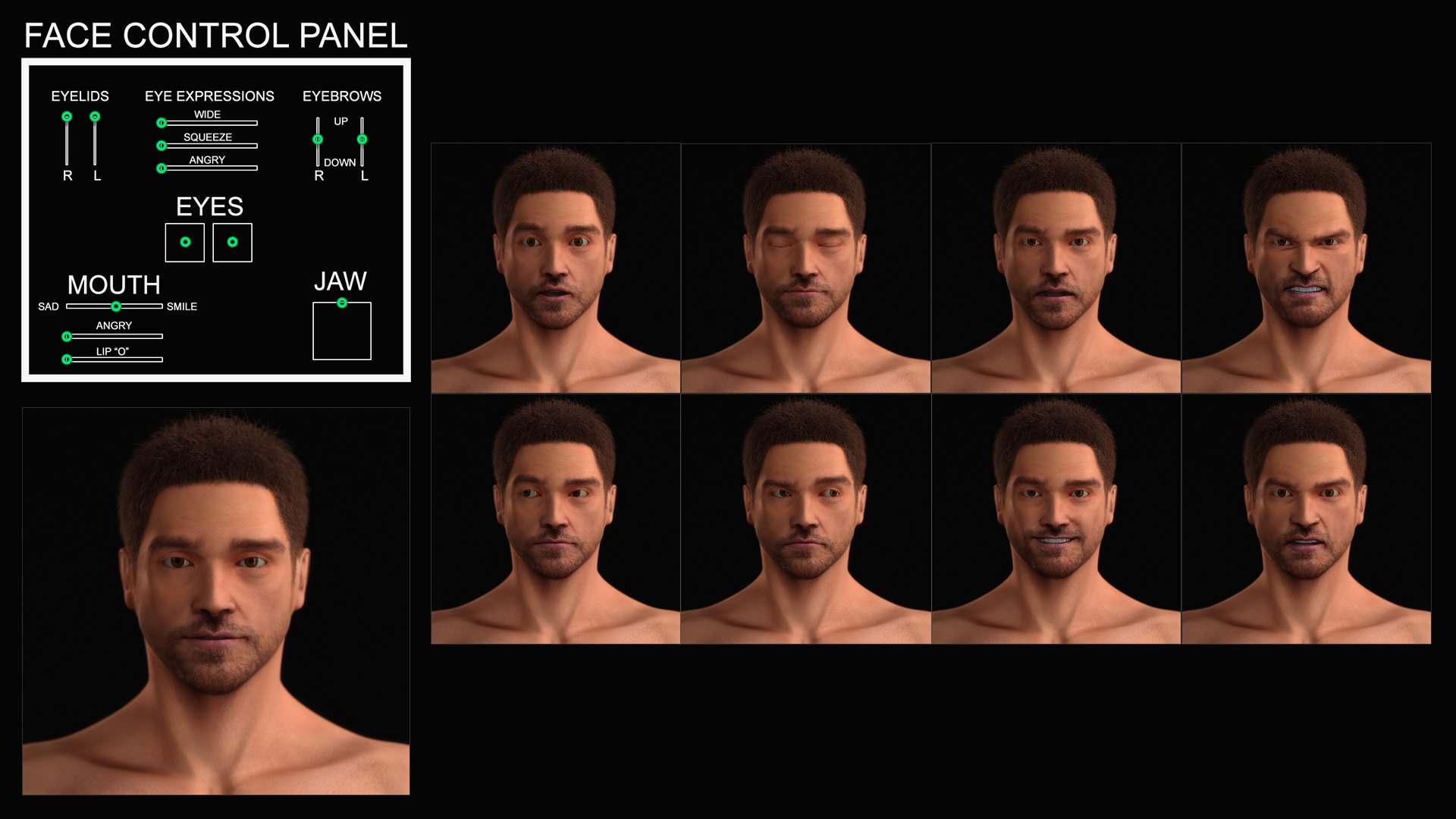 3D Male Body Animated HQ model - TurboSquid 1853497
