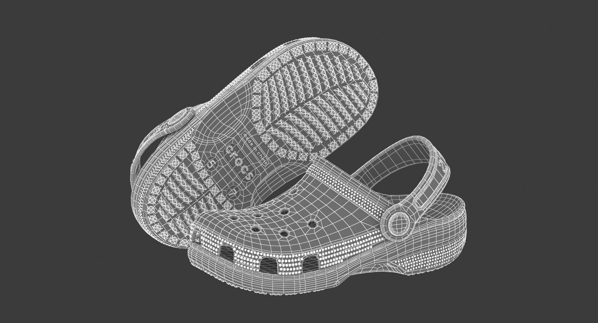 3D Model Clog Classic Crocs - TurboSquid 1695228
