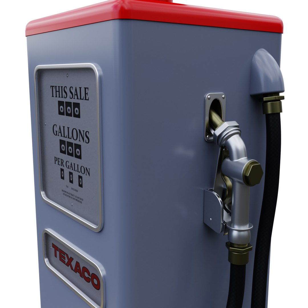 Vintage Fuel Pump Model - TurboSquid 1626740