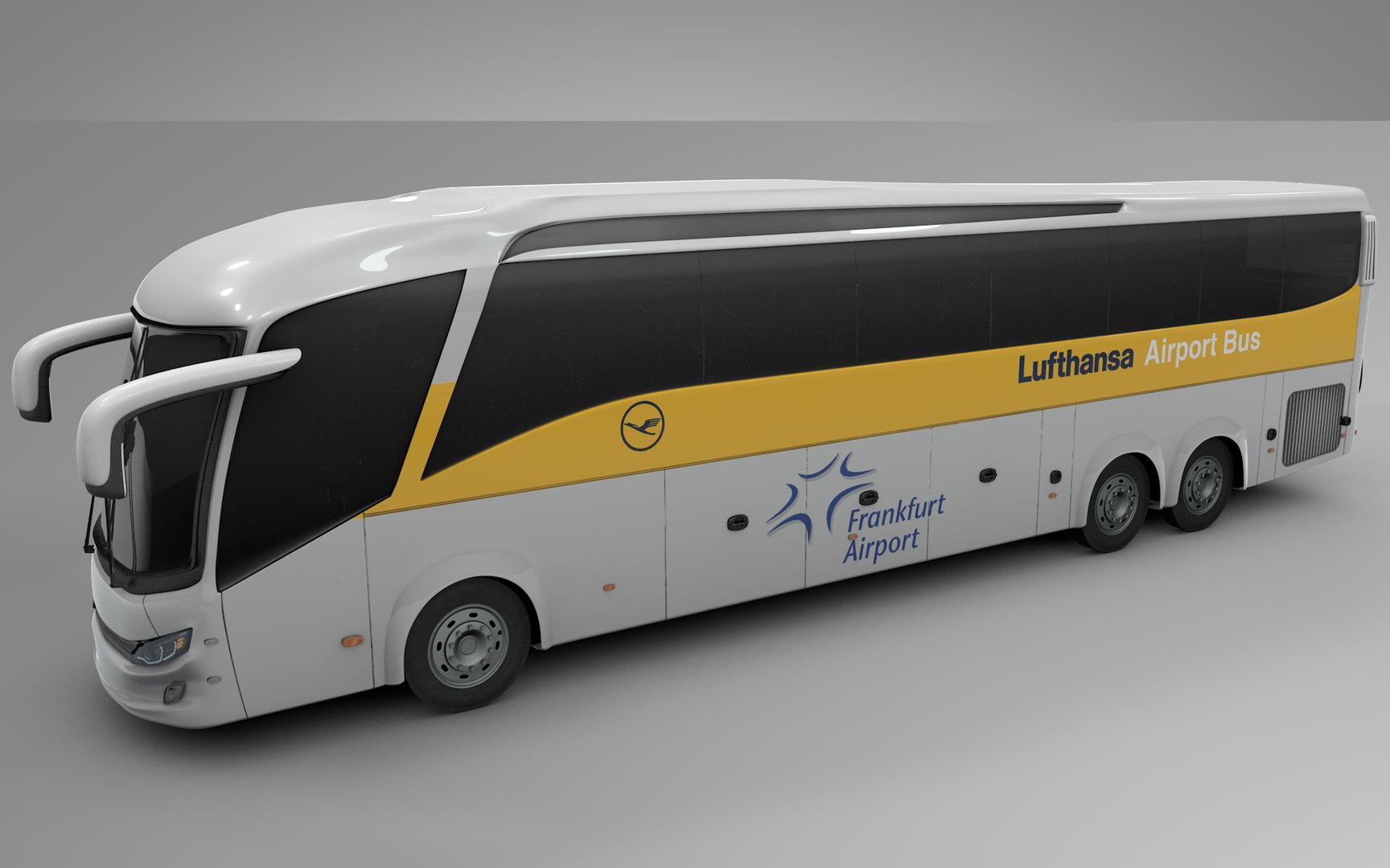 Shuttle Bus Airport Model - TurboSquid 1683339