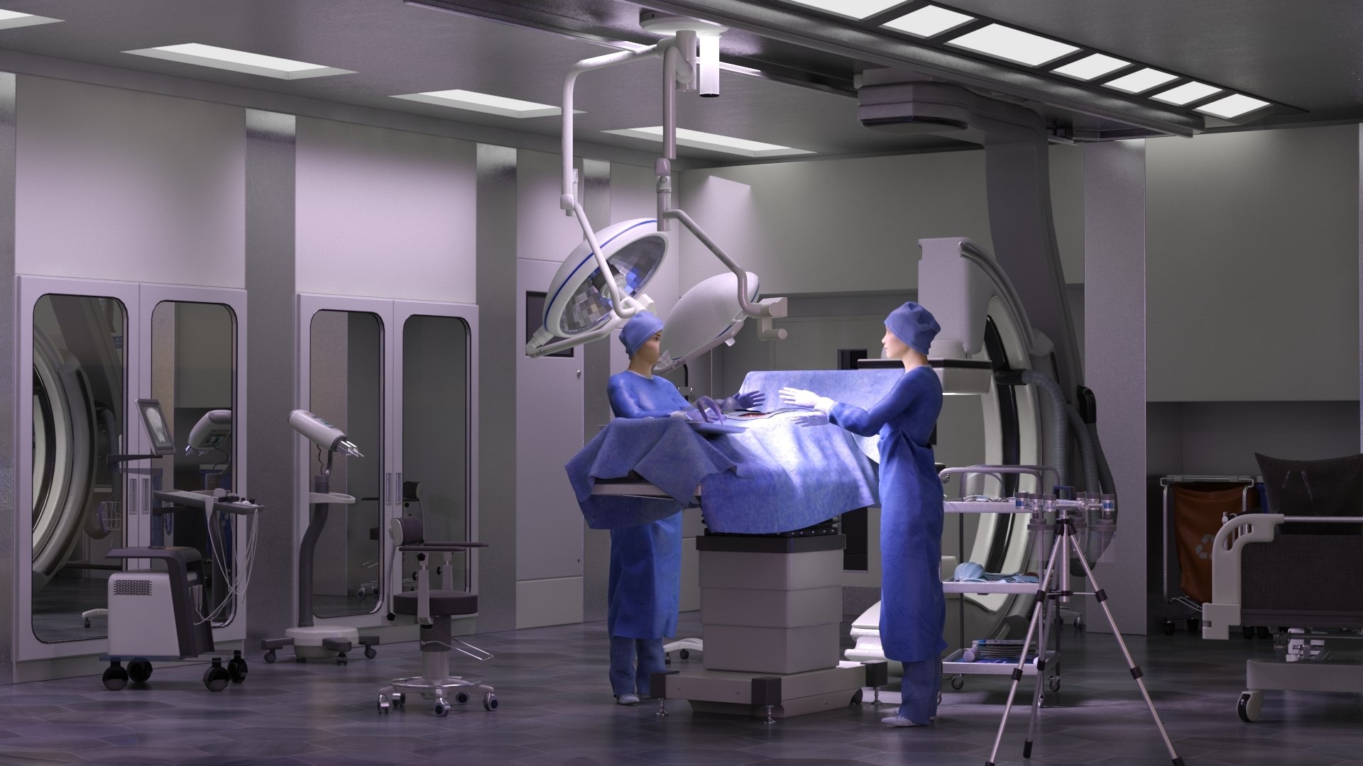 3D Surgery Room Pro Surgeon Model - TurboSquid 1499533