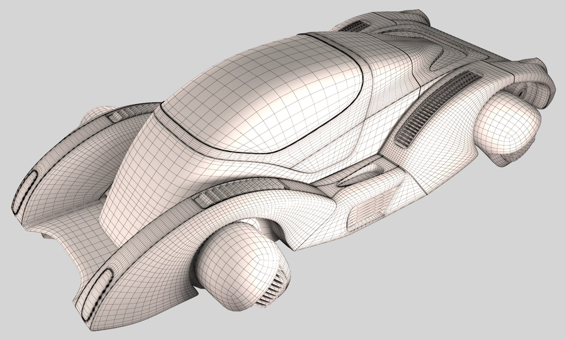 3D Flying Car Concept Model - TurboSquid 1389935