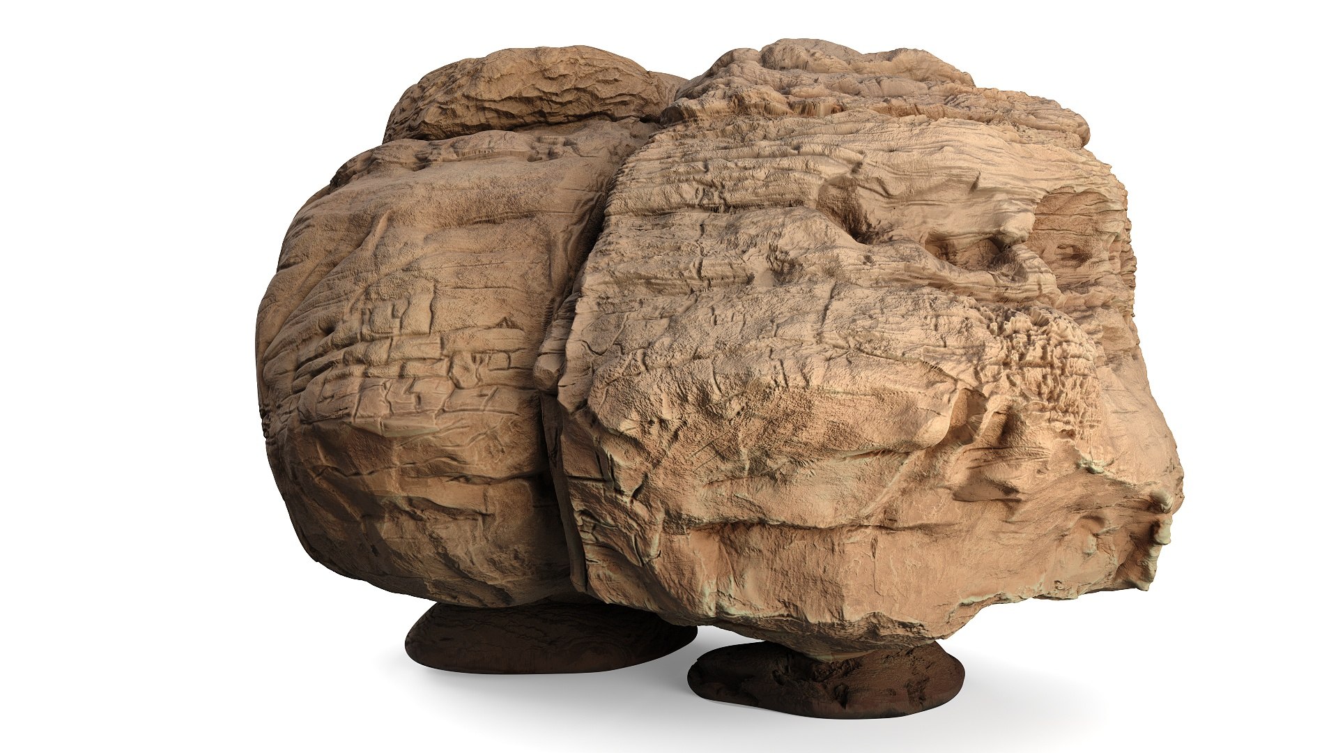 Al Naslaa Split Rock Formation 3D Model - TurboSquid 2397038